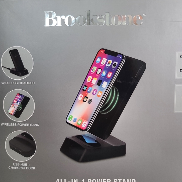 Brookstone | Cell Phones & Accessories | Brookstone Allin Power Stand ...